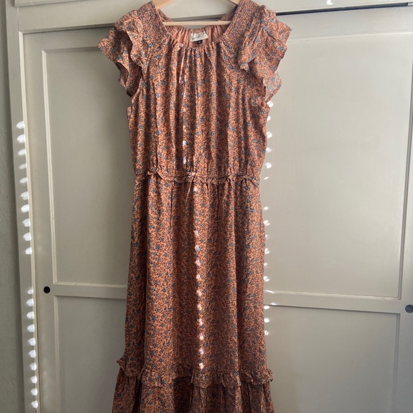 Universal Thread | Dresses | Universal Thread Floral Boho Midi Dress Xl ...